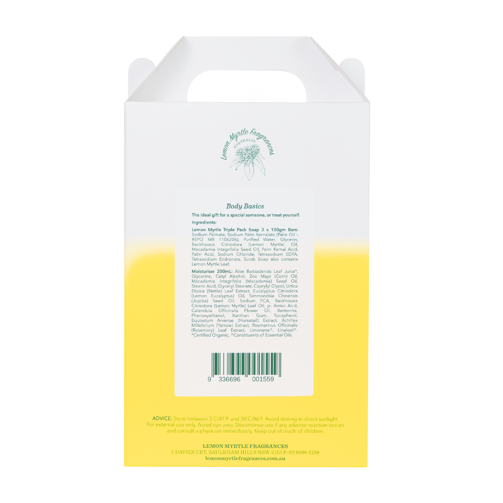Body Basics | Australian Made Gifts | Natural Lemon Myrtle – Lemon ...