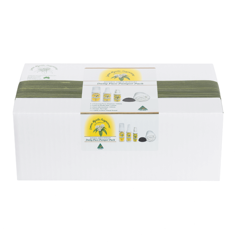 Daily Face Pamper Pack | Australian Made Gift | Lemon Myrtle | Cleanse ...